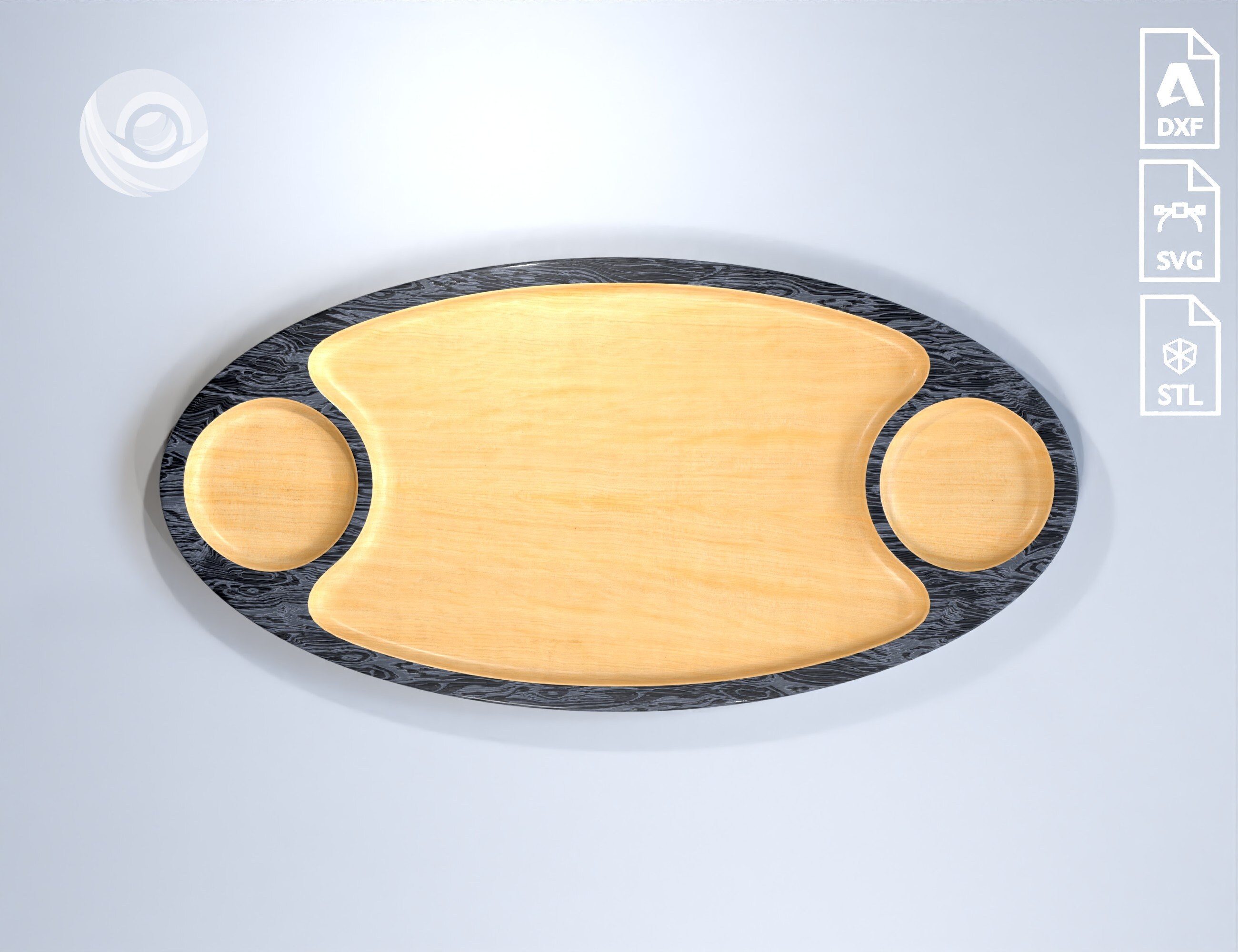 Oval Combination Plate Files for Cnc Router Instant Download - Etsy