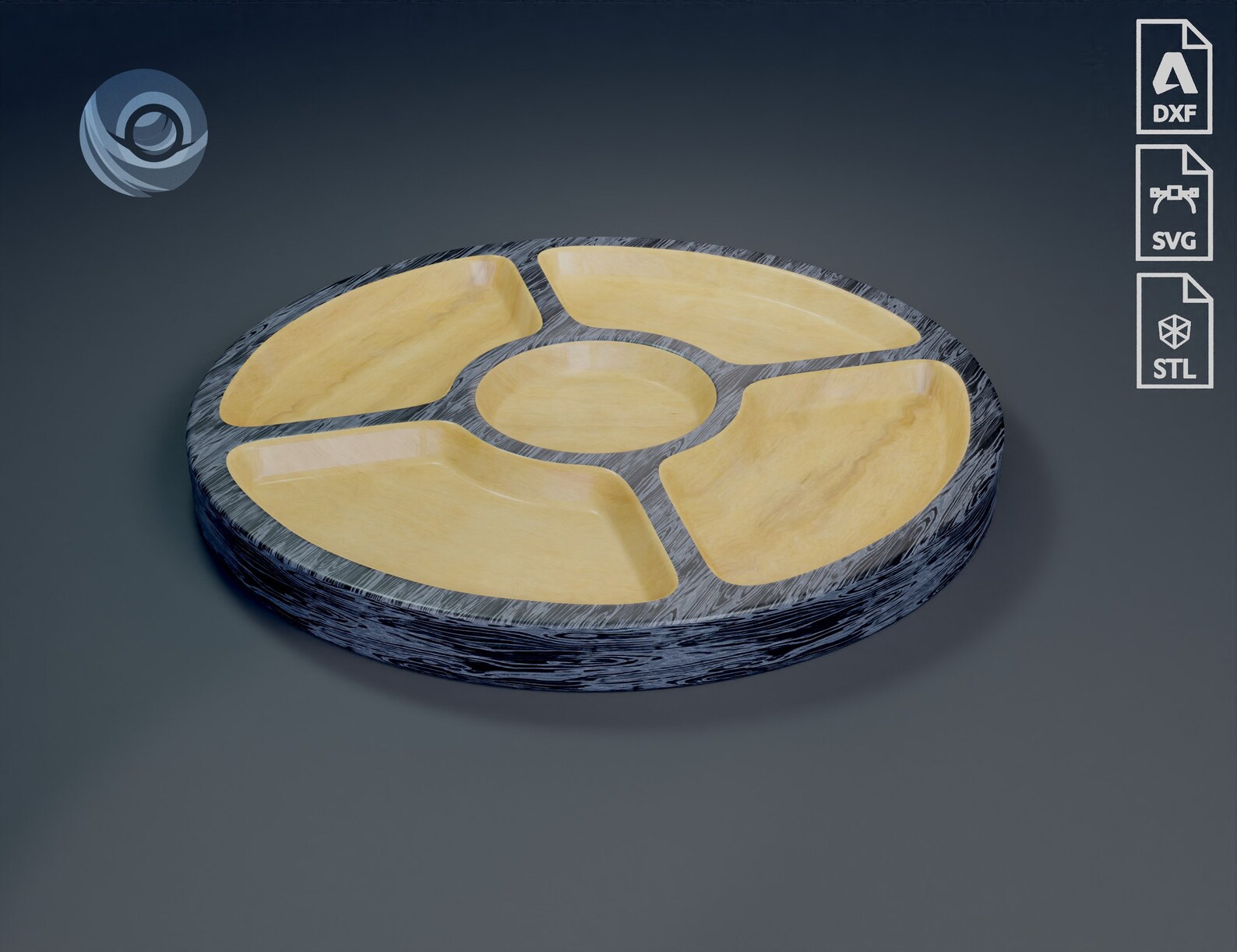 Round Combination Plate Files for Cnc Router Instant Download - Etsy