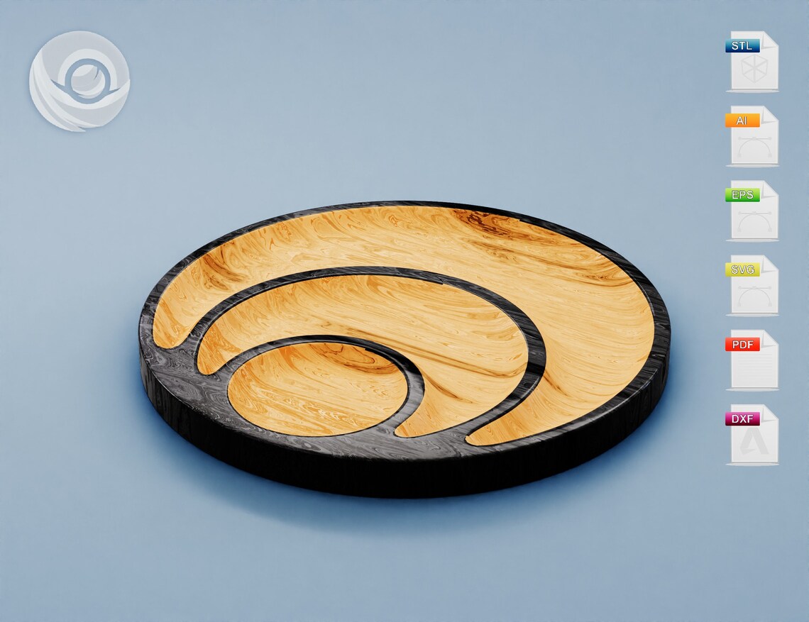 Wooden Tray Cnc Router Files, Large Serving Tray, Breakfast Tray STL ...