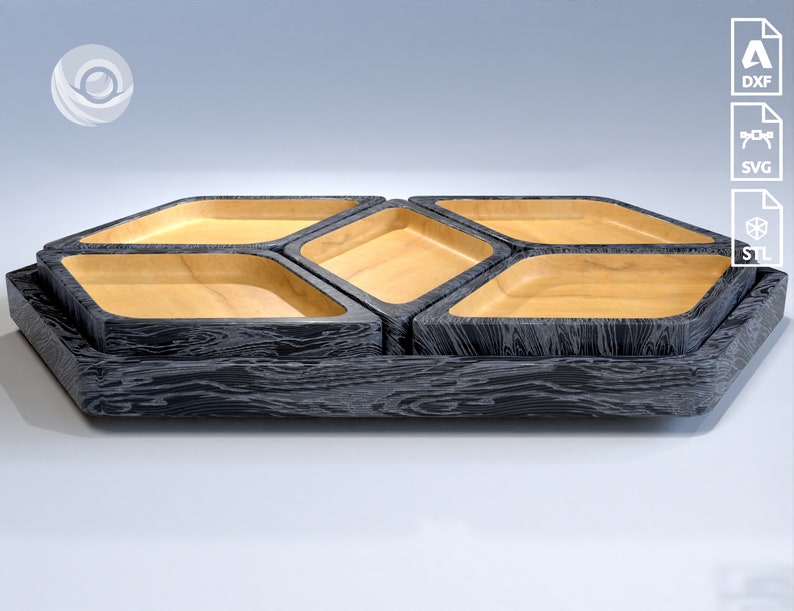 Large Wooden Trays Files for Cnc Router Instant Download - Etsy