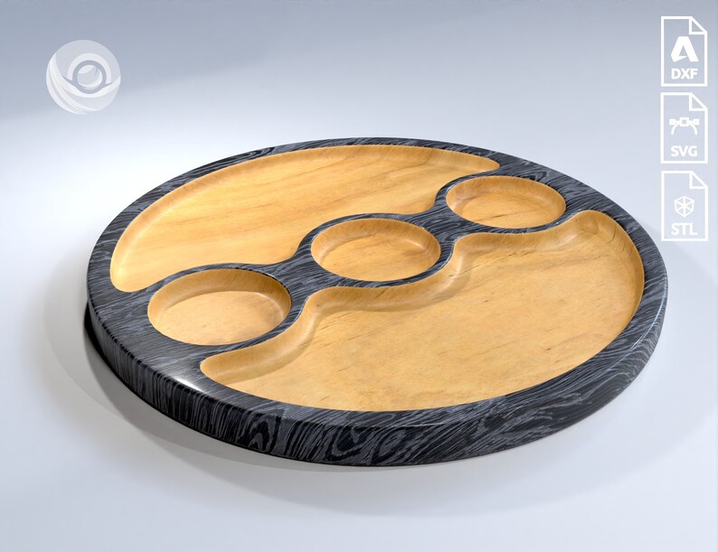 Round Combination Plate Files for Cnc Router Instant Download - Etsy