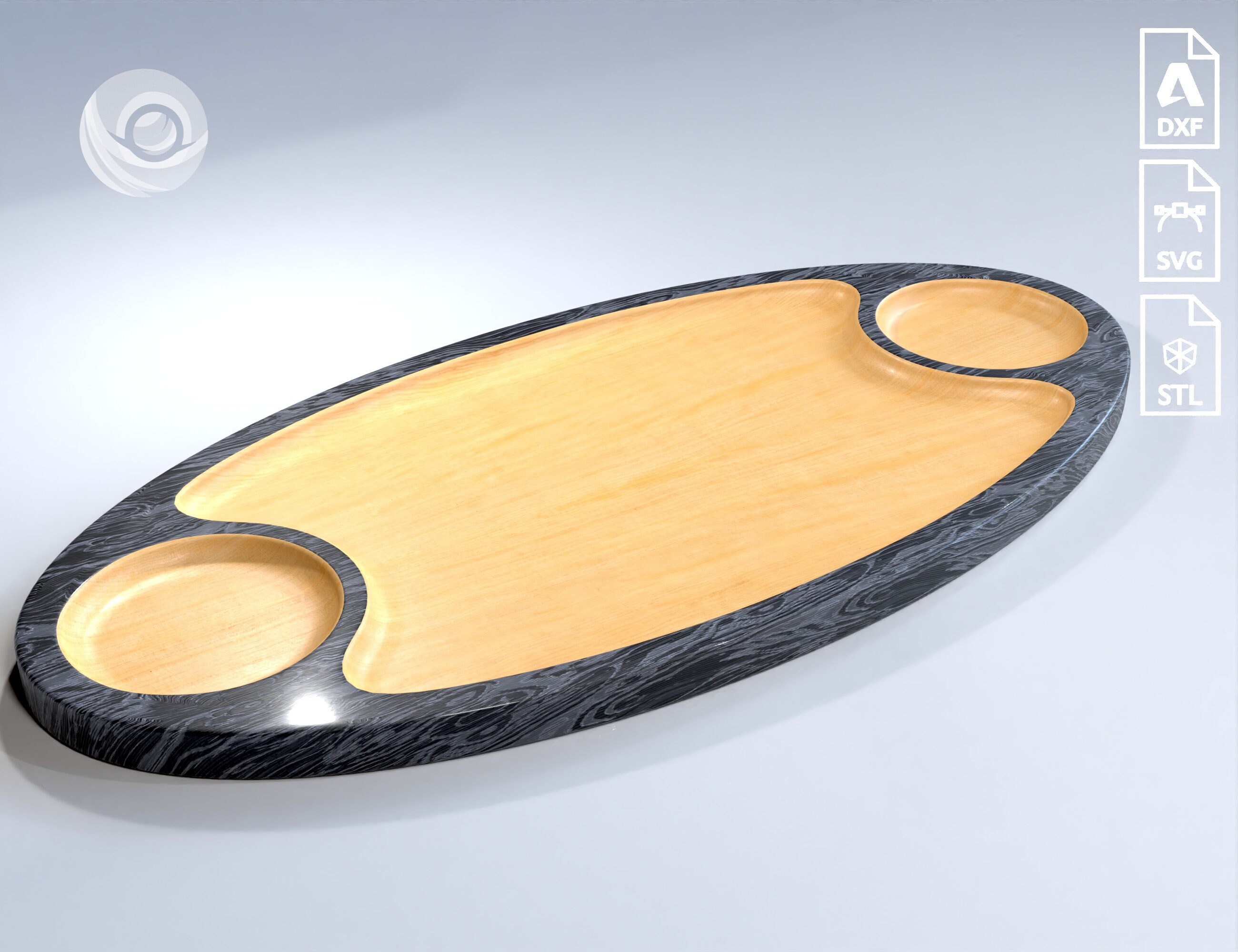 Oval Combination Plate Files for Cnc Router Instant Download - Etsy