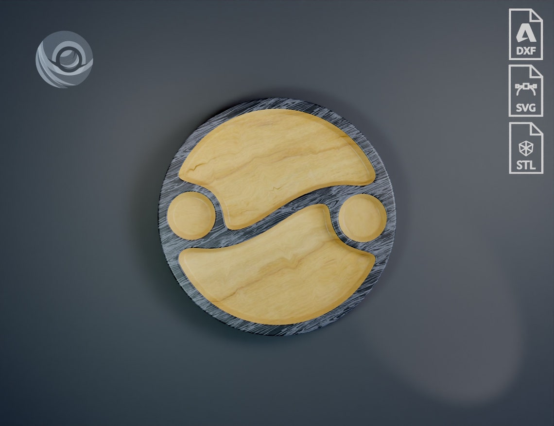 Wooden Serving Tray for Cnc Router Instant Download STL - Etsy