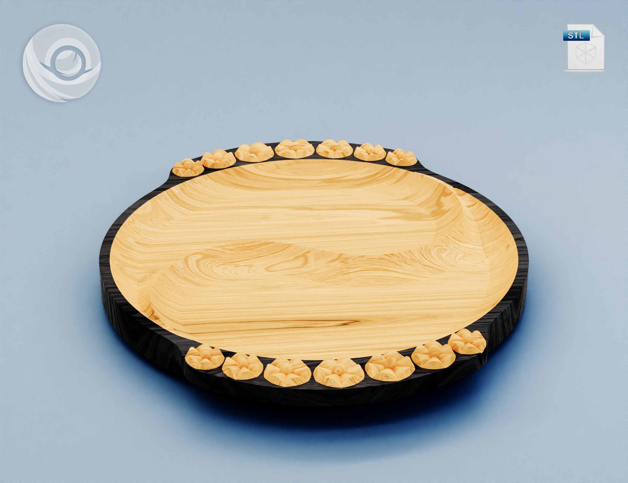 Round Combination Plate With Handles Files for Cnc Router, Instant ...