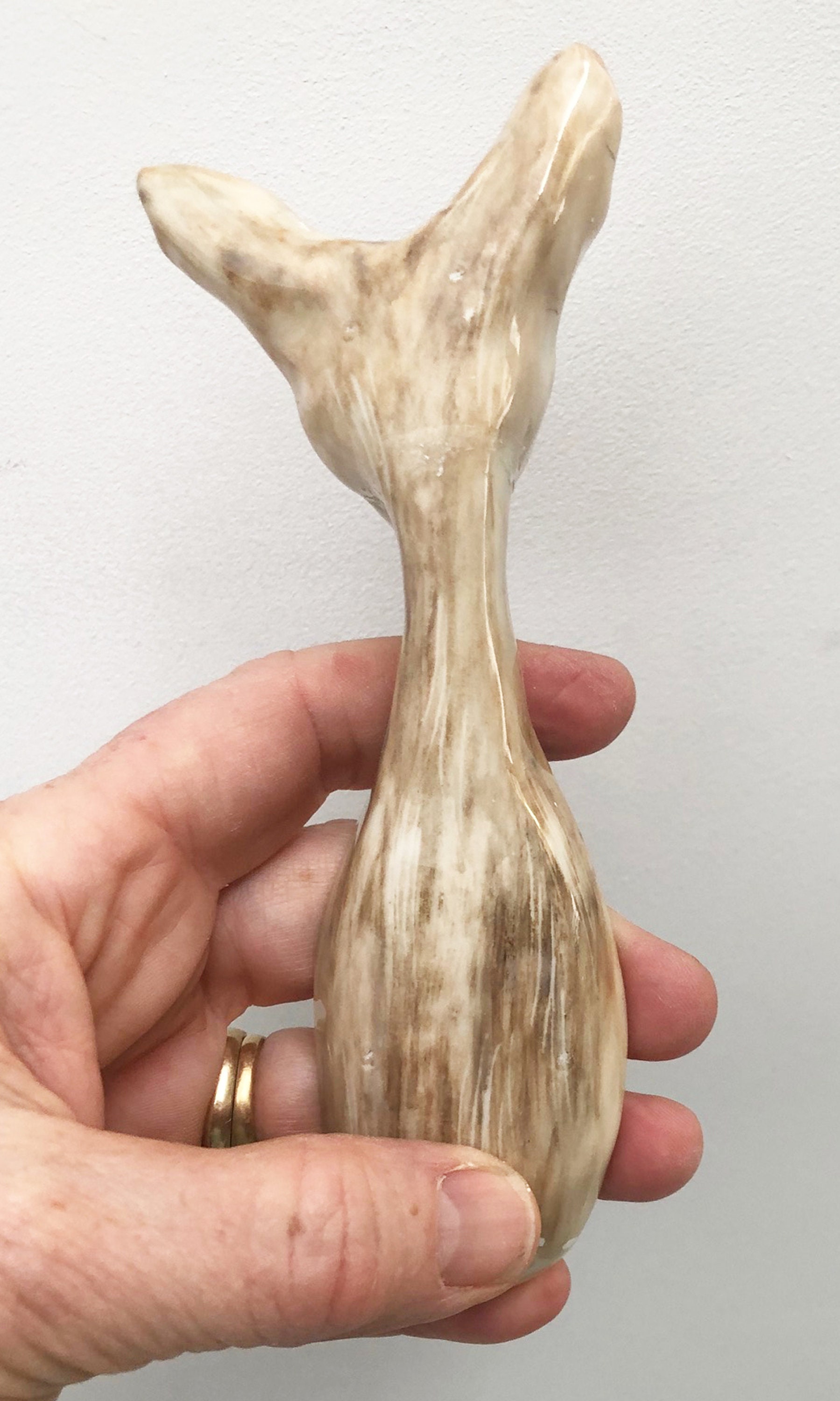 Kangaroo Spoon, Porcelain Sculpture Spoon, Australian Porcelain Spoon ...