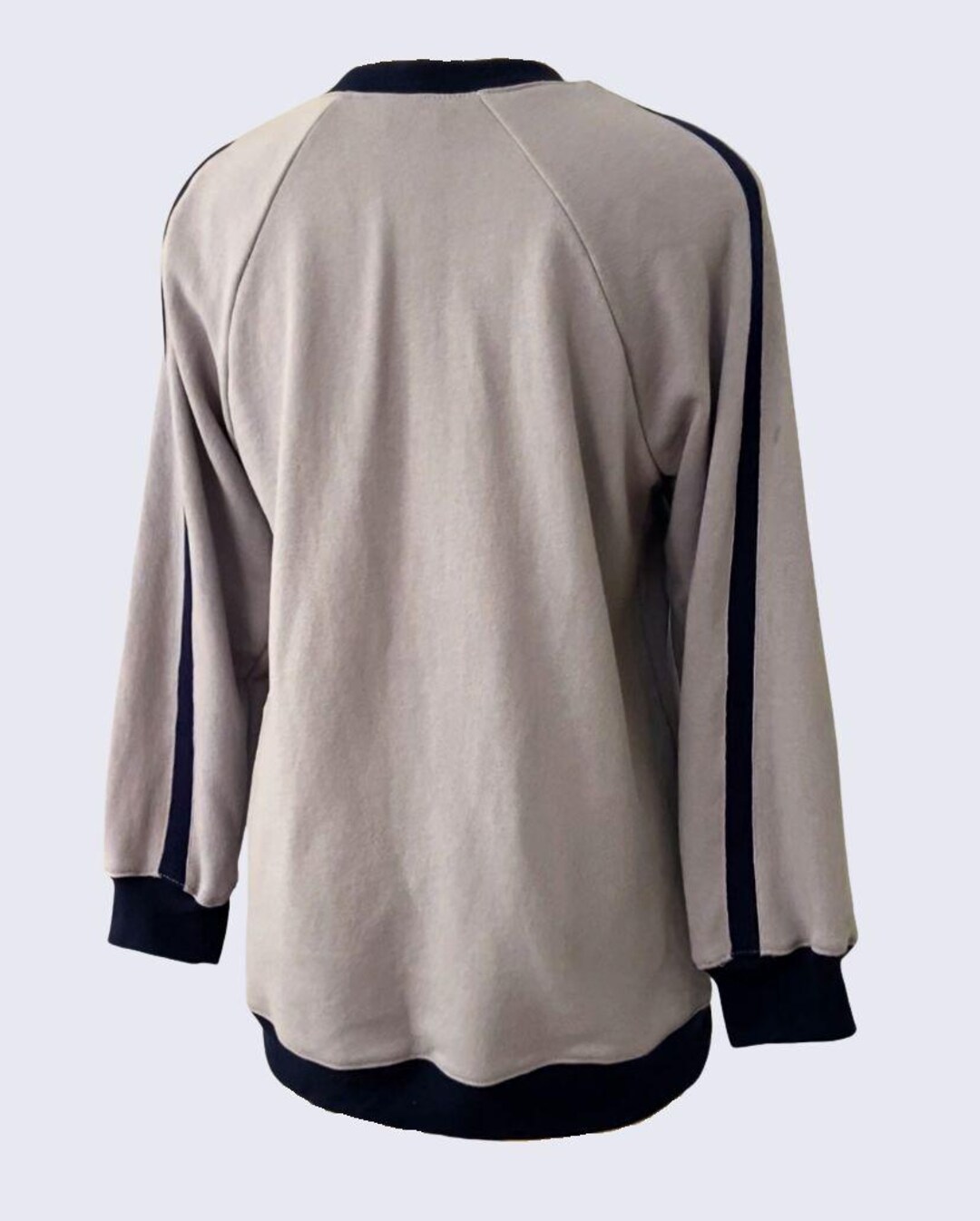 Blue Studio RINGER Sweatshirt, Grey/navy, Size Small - Etsy