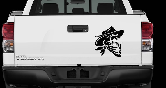 Cowboy skull decal skull sticker by DecalTheory on Etsy | Etsy