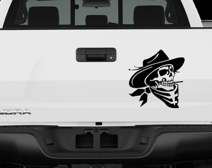 Demonic Skull Rip Race Car Go Kart Golf Cart Motorcycle Hood Window ...