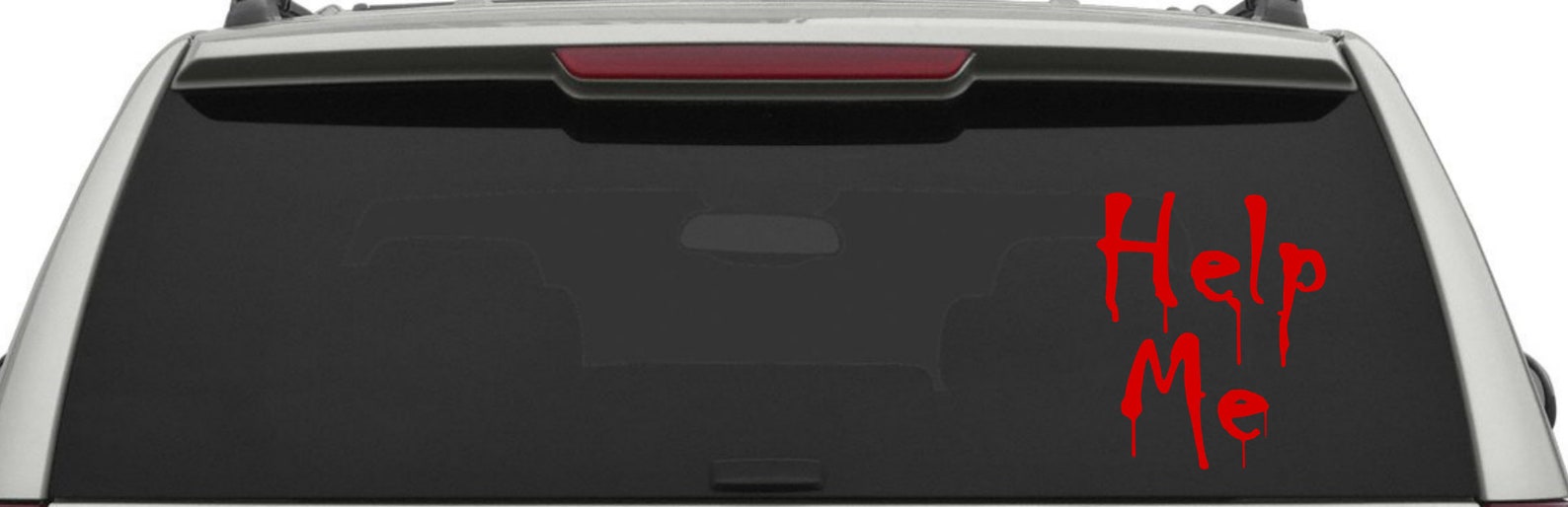 Bloody Help Me Decal | Halloween Sticker | Halloween Blood Decal ...