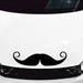 Mustache Decal | Mustache Sticker | Static Cling Decal by Decaltheory ...