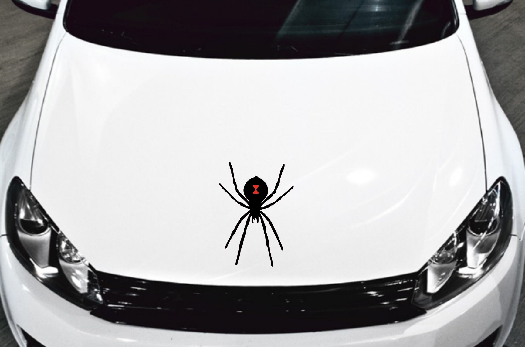 Black Widow Spider Decal Spider Sticker Black Widow Spider - Etsy