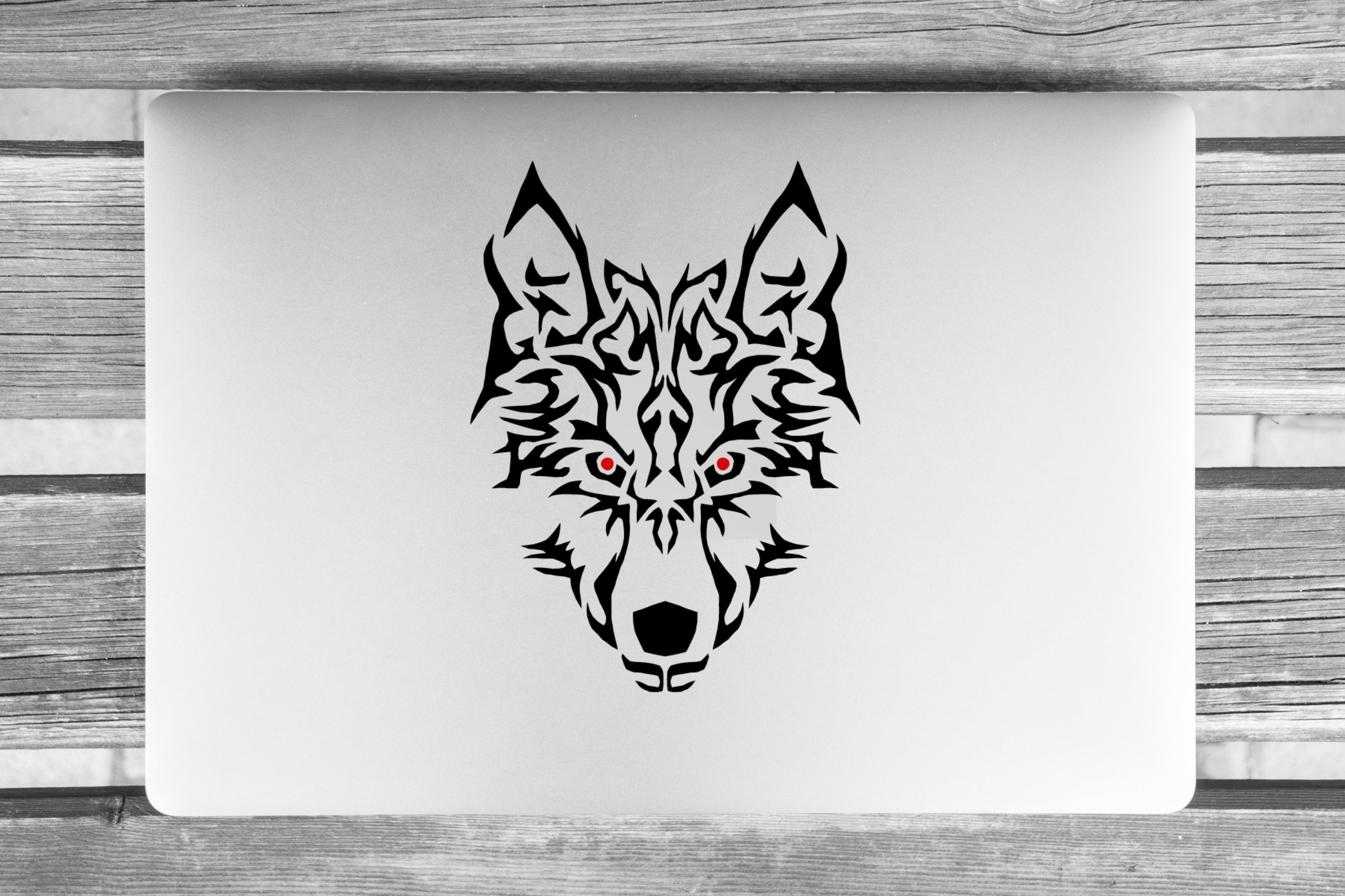 Majestic Tribal Wolf Decal | Wolf Sticker From Decaltheory on Etsy.com ...