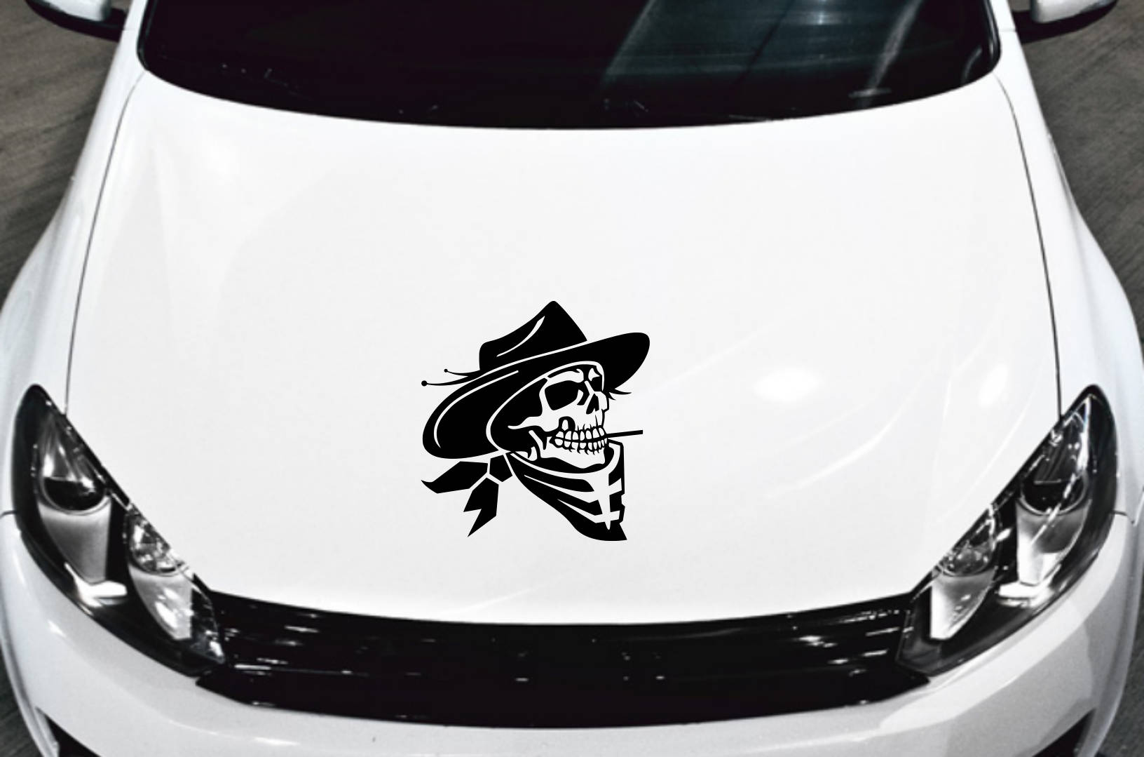 Cowboy Skull Decal | Skull Sticker by Decaltheory on Etsy - Etsy