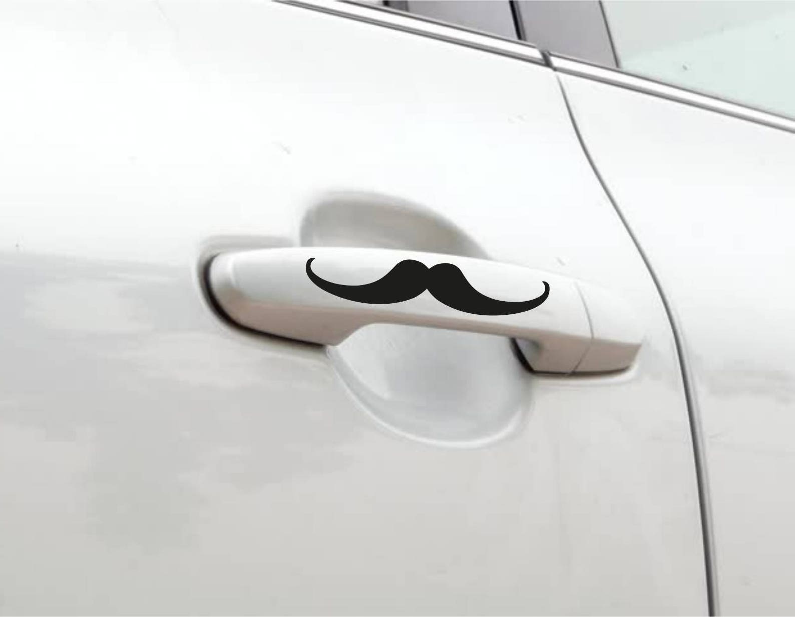 Mustache Decal | Mustache Sticker | Static Cling Decal by Decaltheory ...