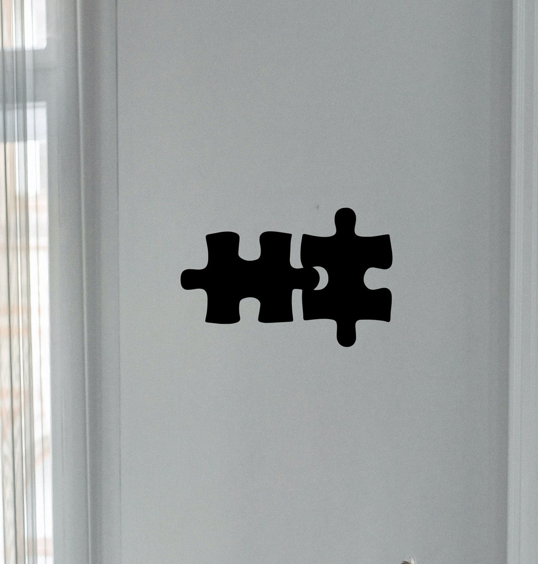 Puzzle Pieces Decal Sticker by Decaltheory on Etsy - Etsy