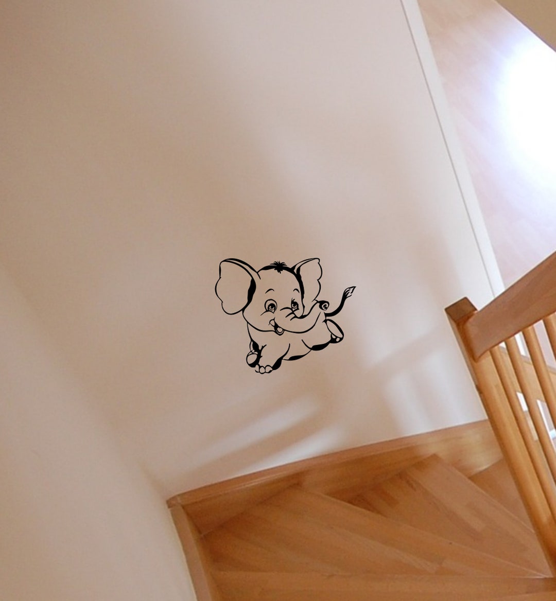 Happy Elephant Decal Elephant Sticker by Decaltheory on Etsy - Etsy