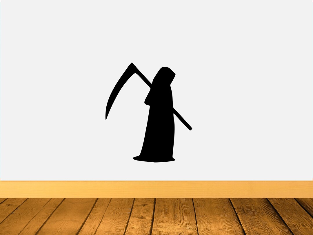 The Grim Reaper Decal Grim Reaper Sticker by Decaltheory on - Etsy