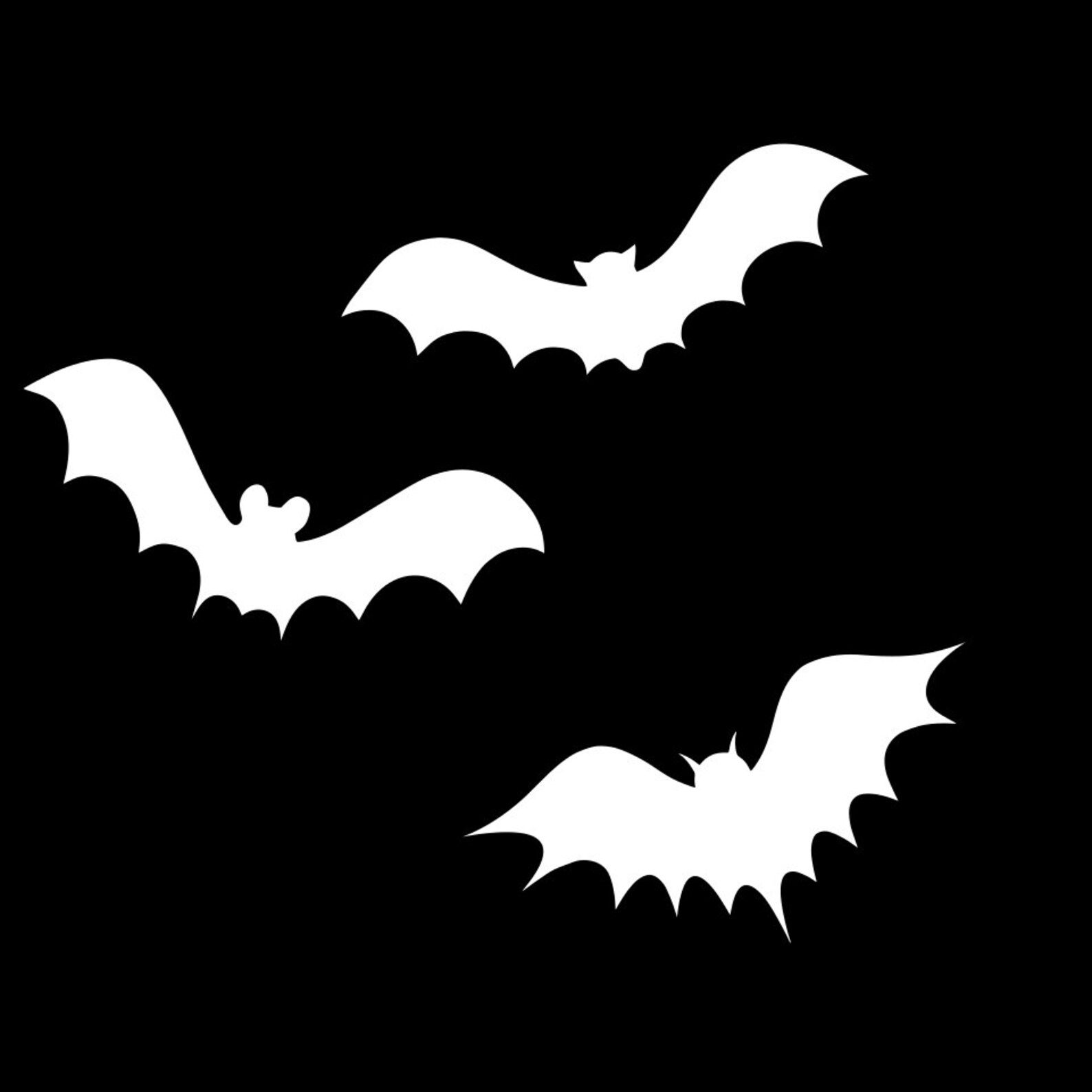 Set of 3 Halloween Bats Decal Sticker by Decaltheory on Etsy - Etsy Ireland
