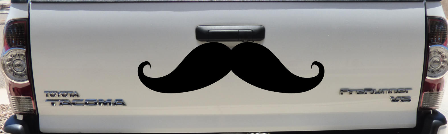 Mustache Decal | Mustache Sticker | Static Cling Decal by Decaltheory ...