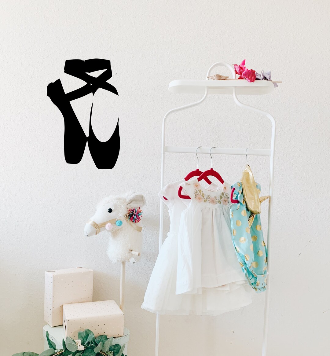 Ballet Slippers Decal Ballet Sticker by Decaltheory on Etsy - Etsy