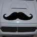 Mustache Decal | Mustache Sticker | Static Cling Decal by Decaltheory ...