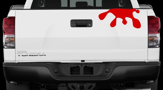 Blood decal blood sticker by DecalTheory on Etsy | Etsy