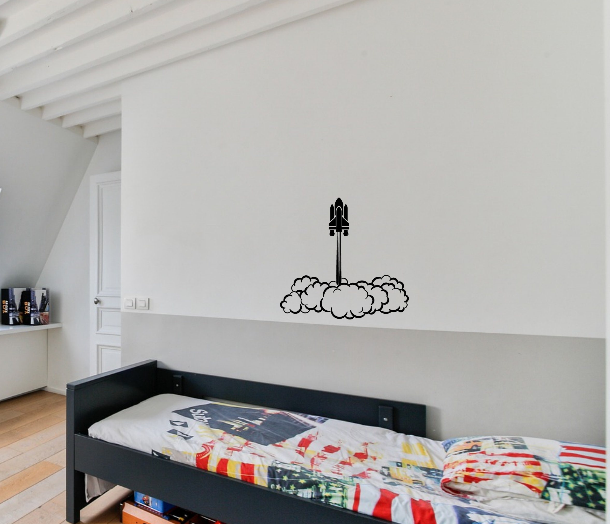 Space Shuttle Decal Rocket Decal Sticker by Decaltheory on - Etsy