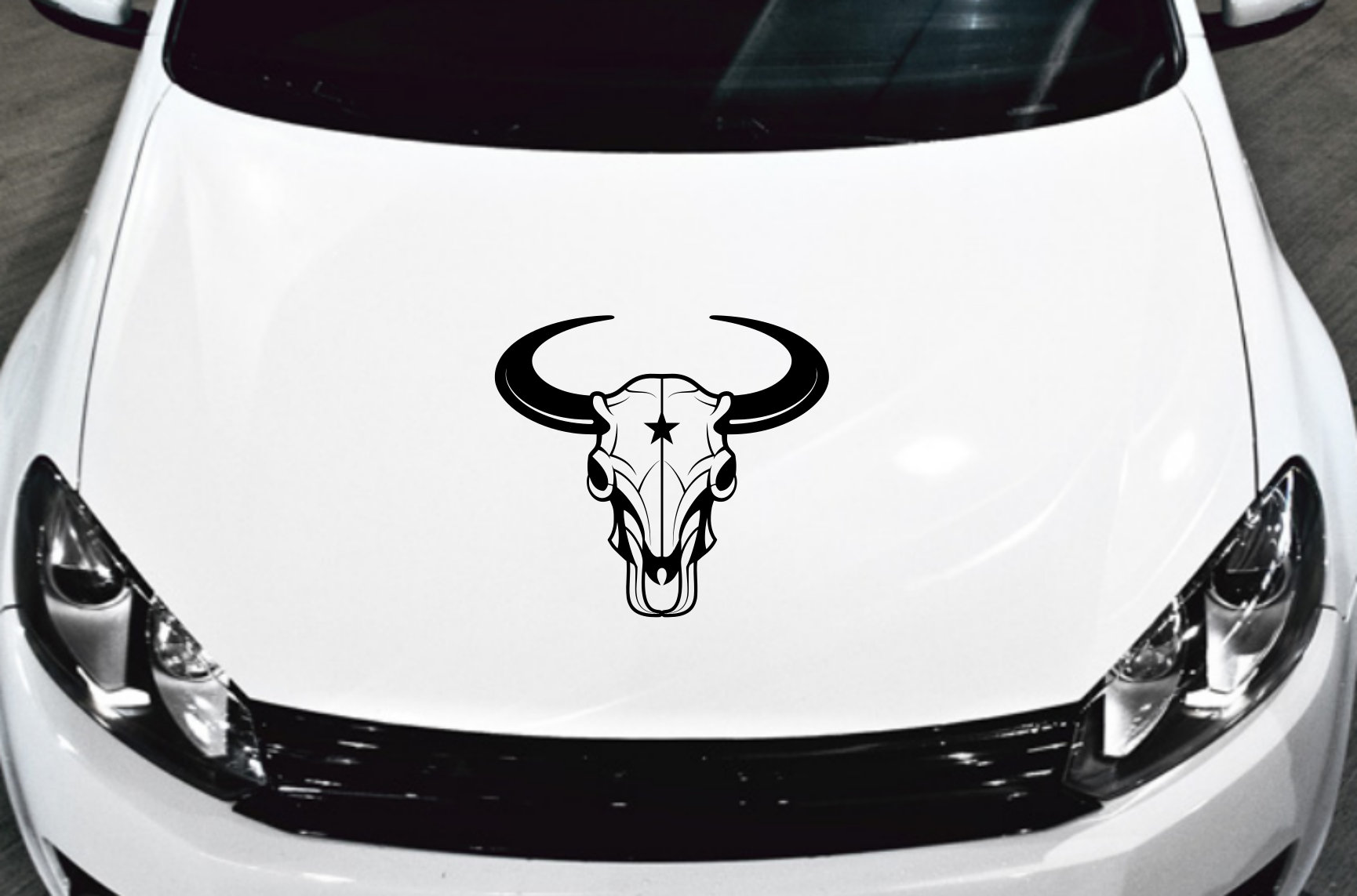 Skull Decal Sticker Bison Skull Decal Sticker by Decaltheory - Etsy