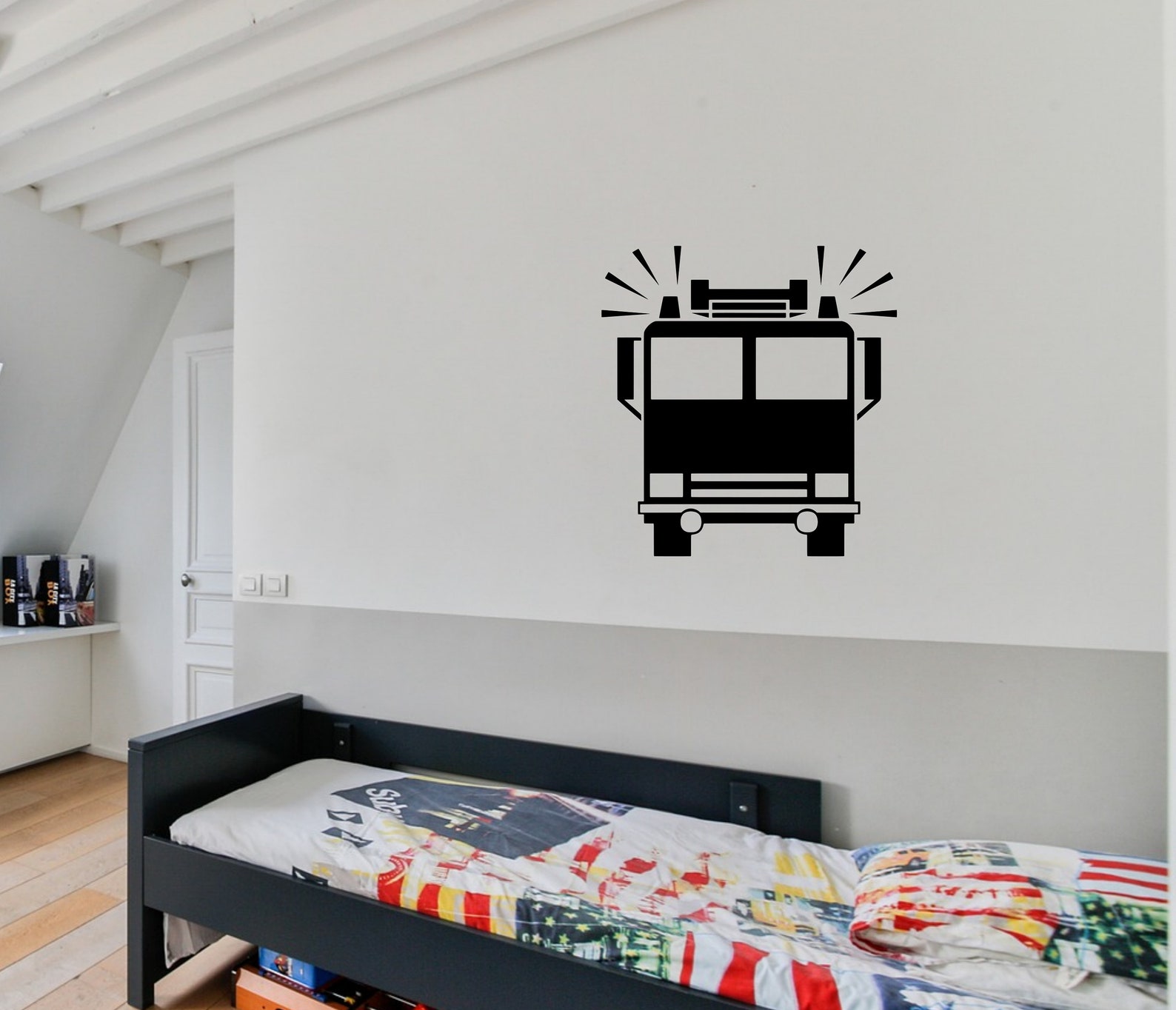 Firetruck Decal Sticker Fire Truck Decal Sticker by - Etsy