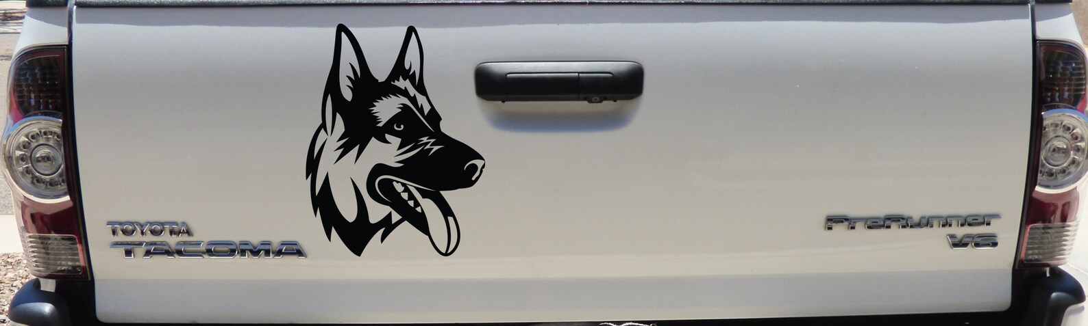 The Loyal German Shepherd Decal Sticker Dog Sticker by | Etsy