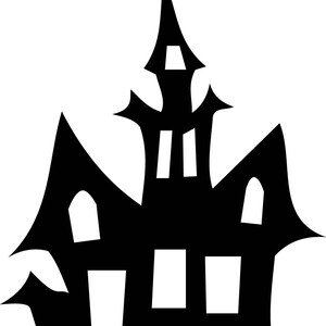 Haunted House Wall Decal Sticker by Decaltheory on Etsy - Etsy