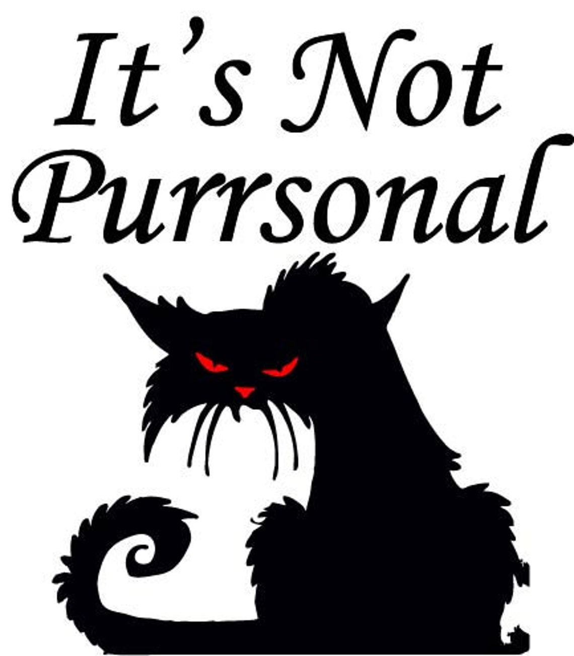 I'm Not Grumpy Cat Decal Cat Decal Sticker by | Etsy