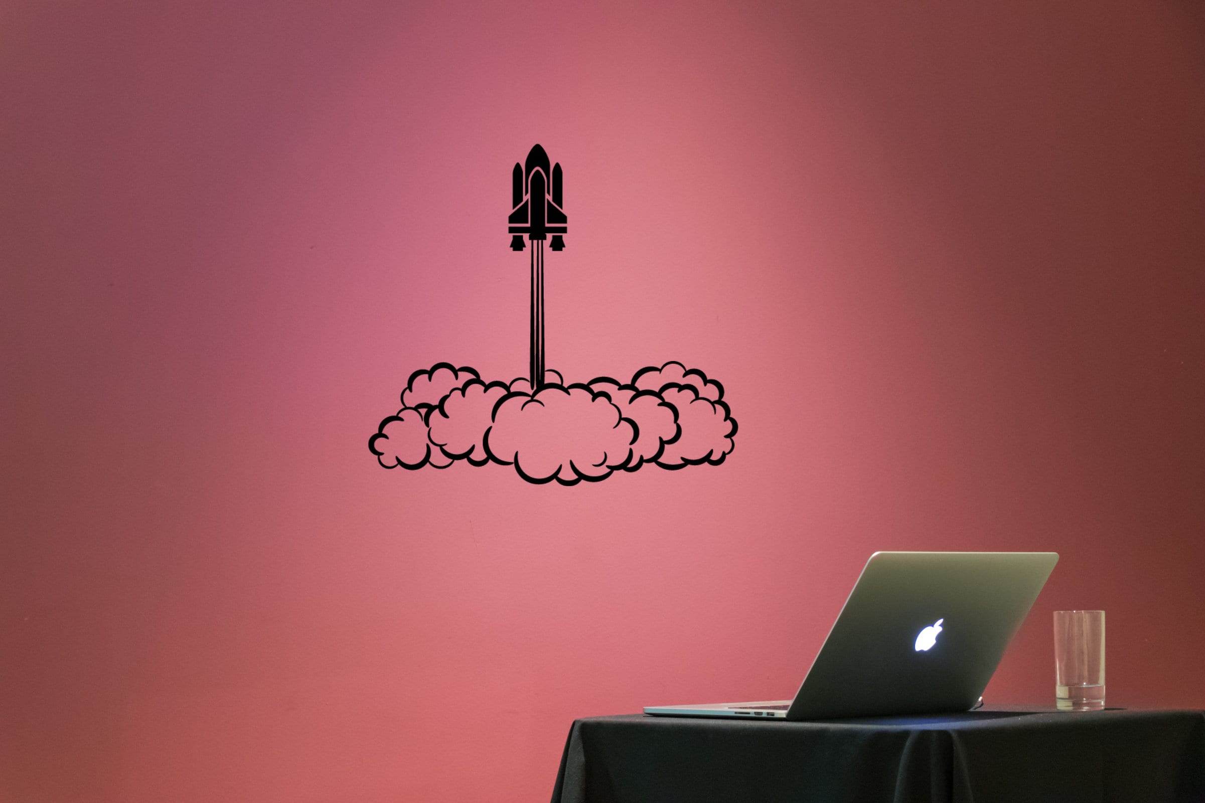 Space shuttle decal rocket decal sticker by DecalTheory on | Etsy