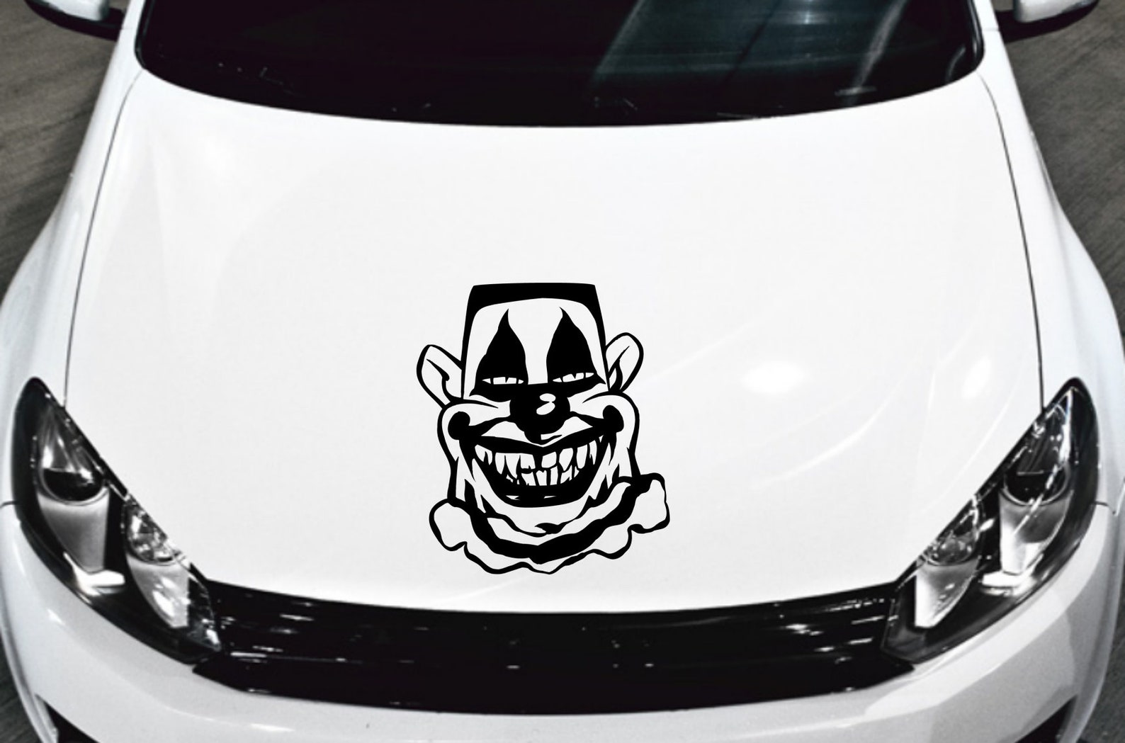 Creepy Clown Decal Clown Sticker by Decaltheory on Etsy - Etsy
