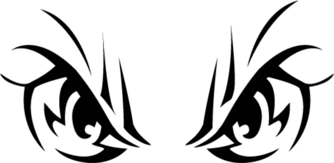 Monster Eyes Decal Sticker by Decaltheory on Etsy - Etsy