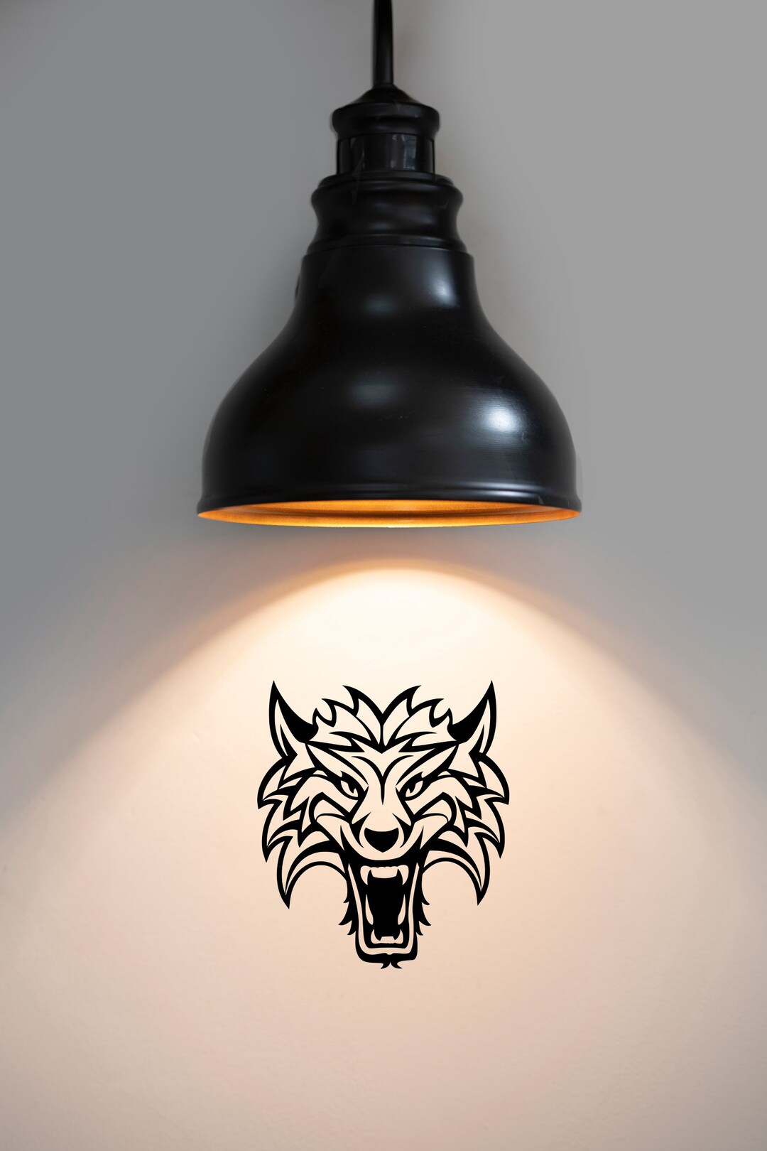 Growling Wolf Decal | Wolf Sticker by Decaltheory on Etsy - Etsy