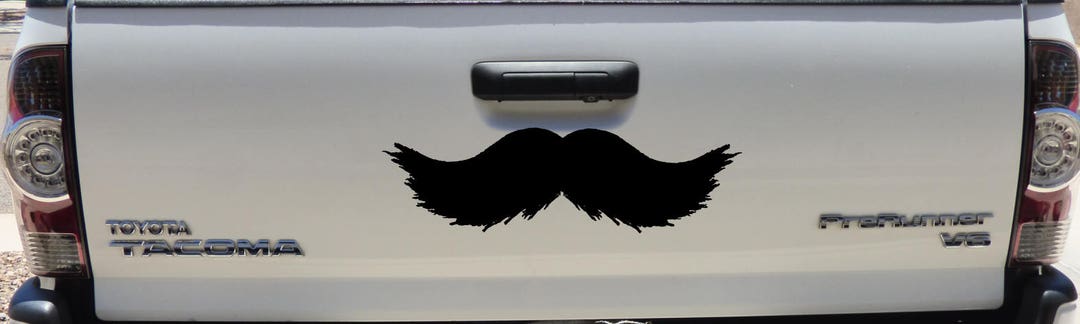Mustache Decal | Mustache Sticker | Static Cling Decal by Decaltheory ...
