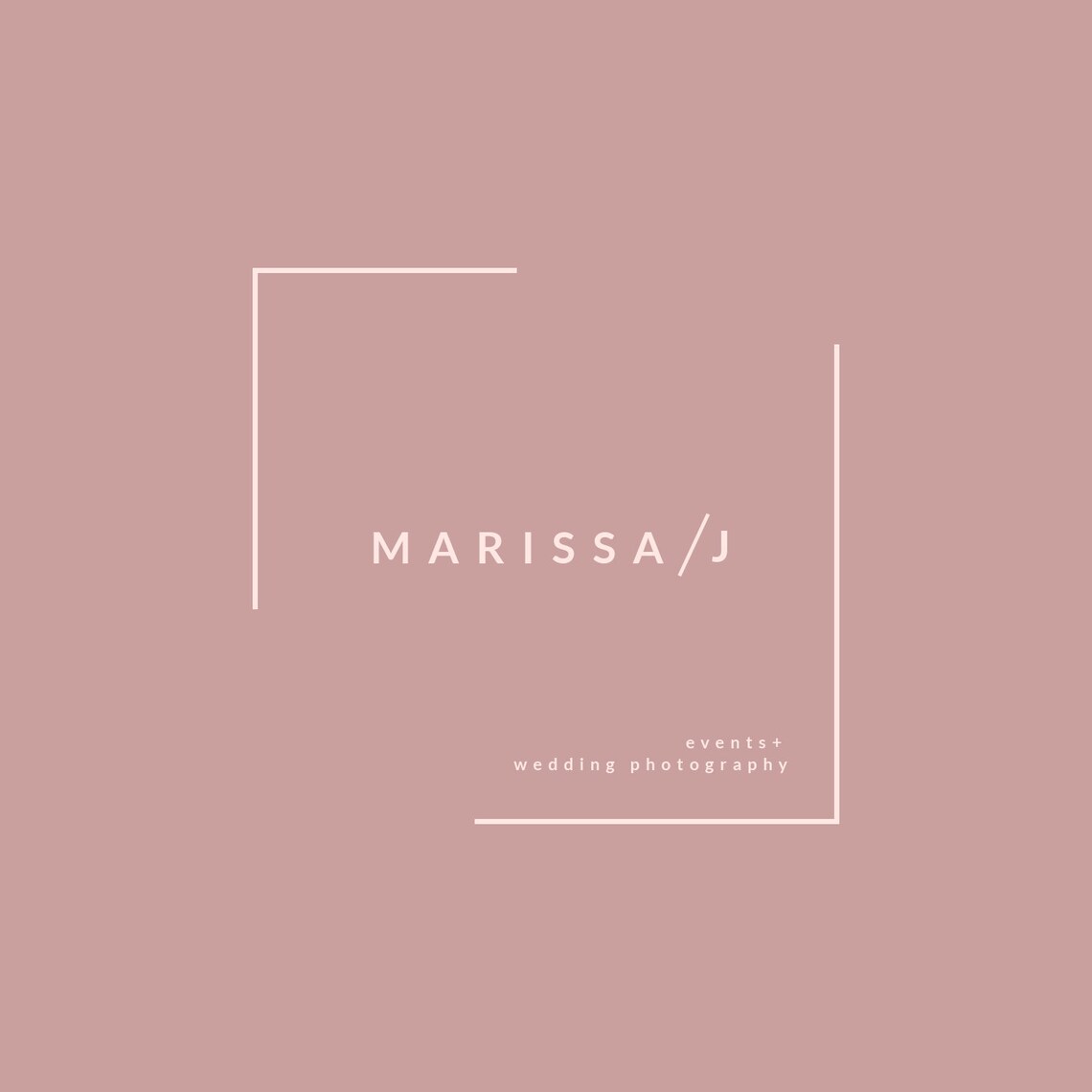 Minimal Rectangular Square Beige Logo Design Minimal Modern | Etsy