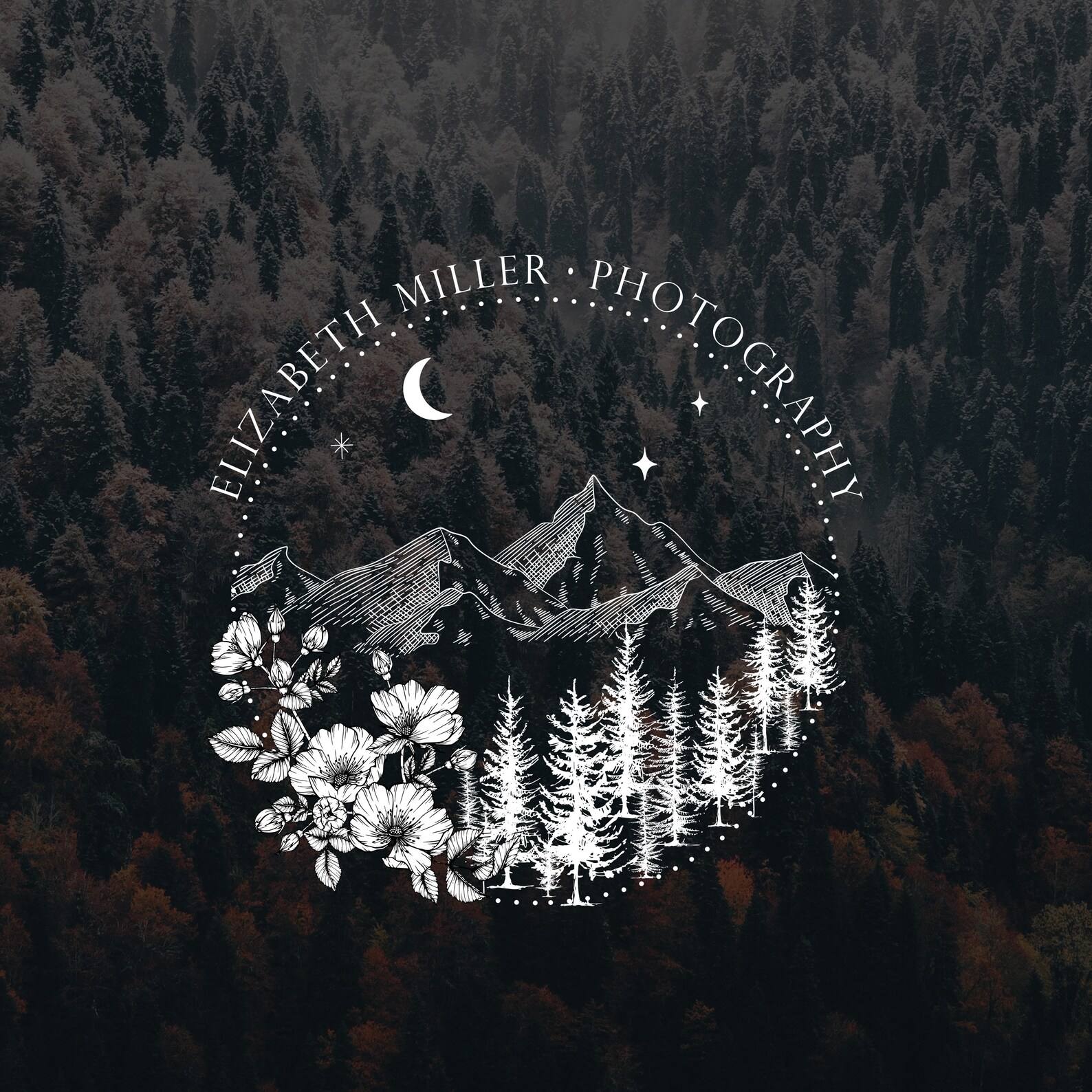 Premade Vintage Photography - Rustic Logo - Minimalist Logo - Botanical ...