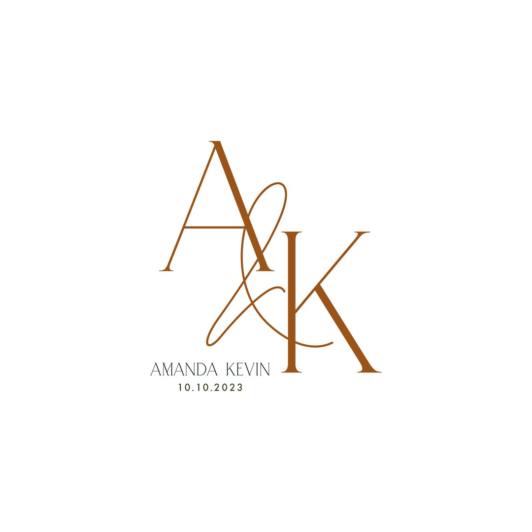 Premade Modern WEDDING Logo -WEDDING Vector - Monogram - Calligraphy ...