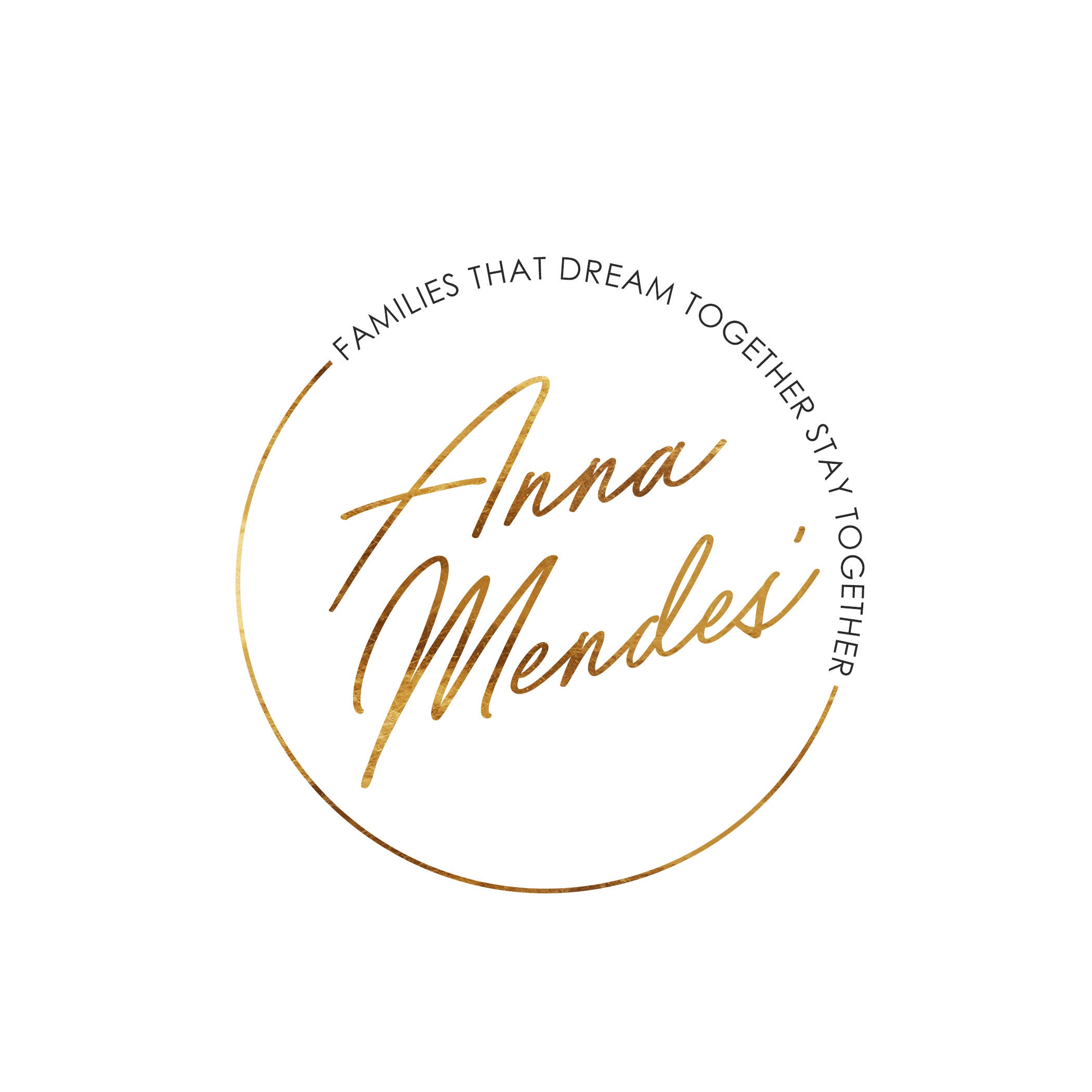 Fancy logos fancy logo logo gold with circle gold logo | Etsy