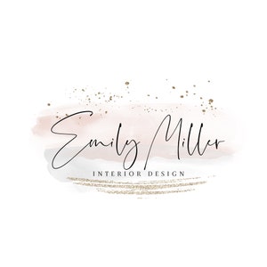Watermark Splash Brush Elegant Watercolor Calligraphy Flowers - Etsy