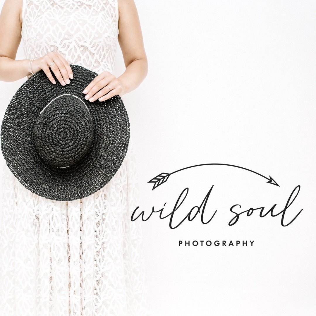 Premade Logo, Watermark, Business Logo, Arrow Logos, Arrows Logos, Boho ...