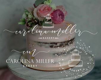 Premade Logo Design Bakery Logo Rose Gold Logo Baker Logo - Etsy