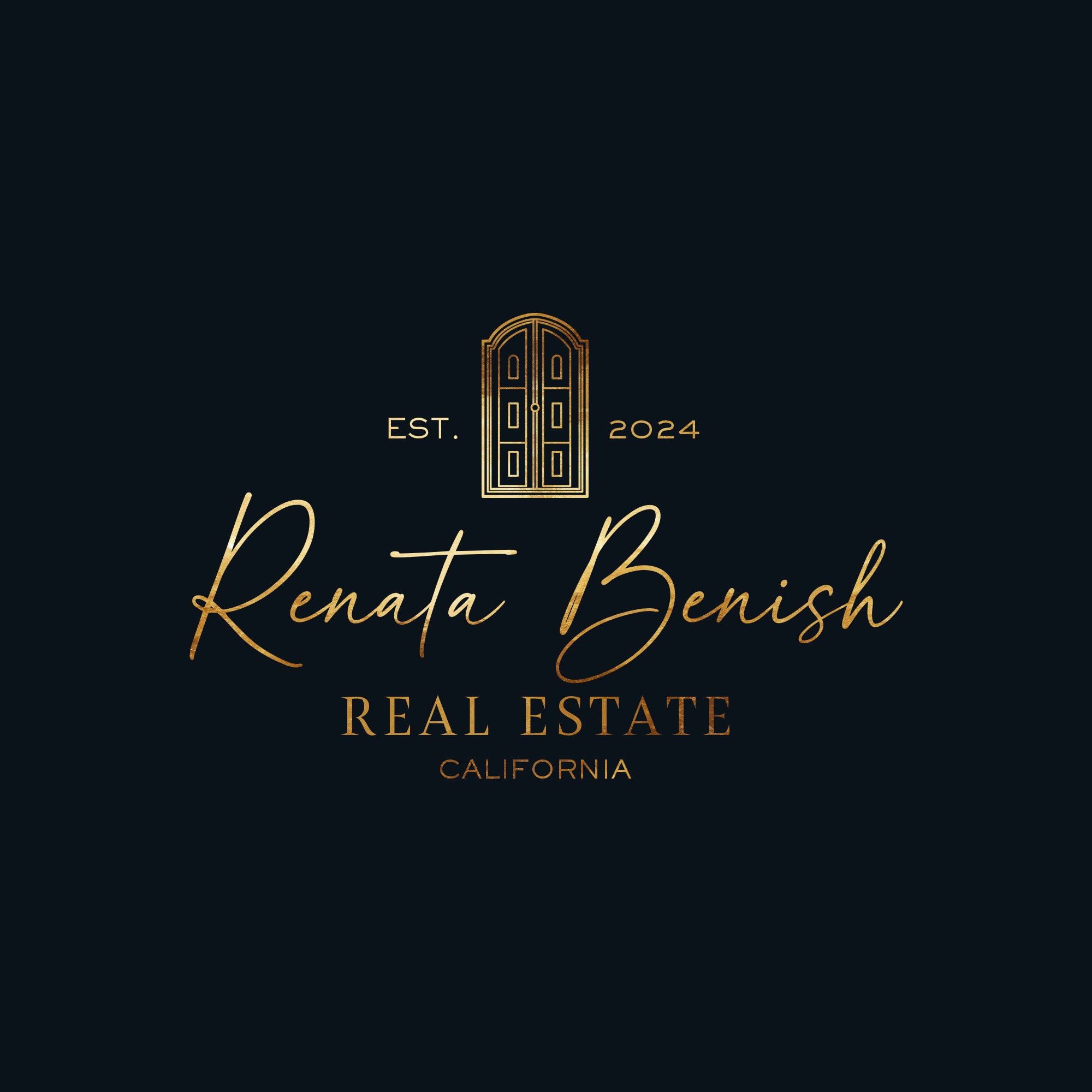 Door House Real Estate Logo Signature Design, Realtor Logo, Realtor ...