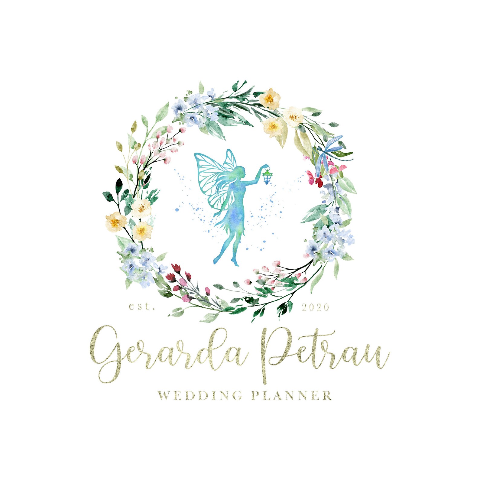 Tinkerbell Logo, Fairy Logo, Magical Logo, Whimsical Logo, Pixie Logo ...