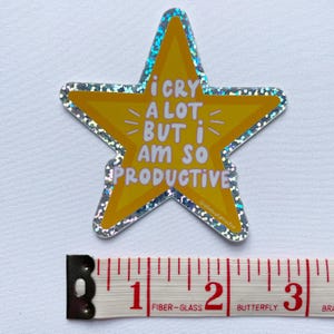 HOLOGRAPHIC STAR Sticker, Bestie Gift, Stanley Decal, Kindle Sticker ...