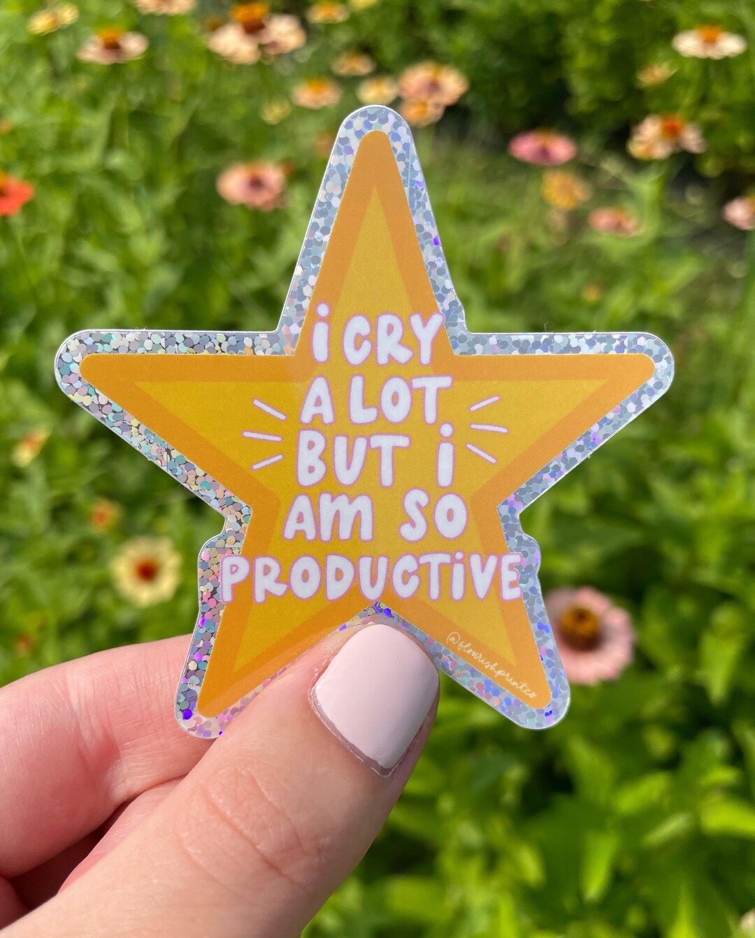 HOLOGRAPHIC STAR Sticker, Bestie Gift, Stanley Decal, Kindle Sticker ...