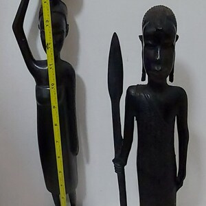 Ebony Hand-carved African Statues, Kenya Ebony Figures, Wood Carving - Etsy