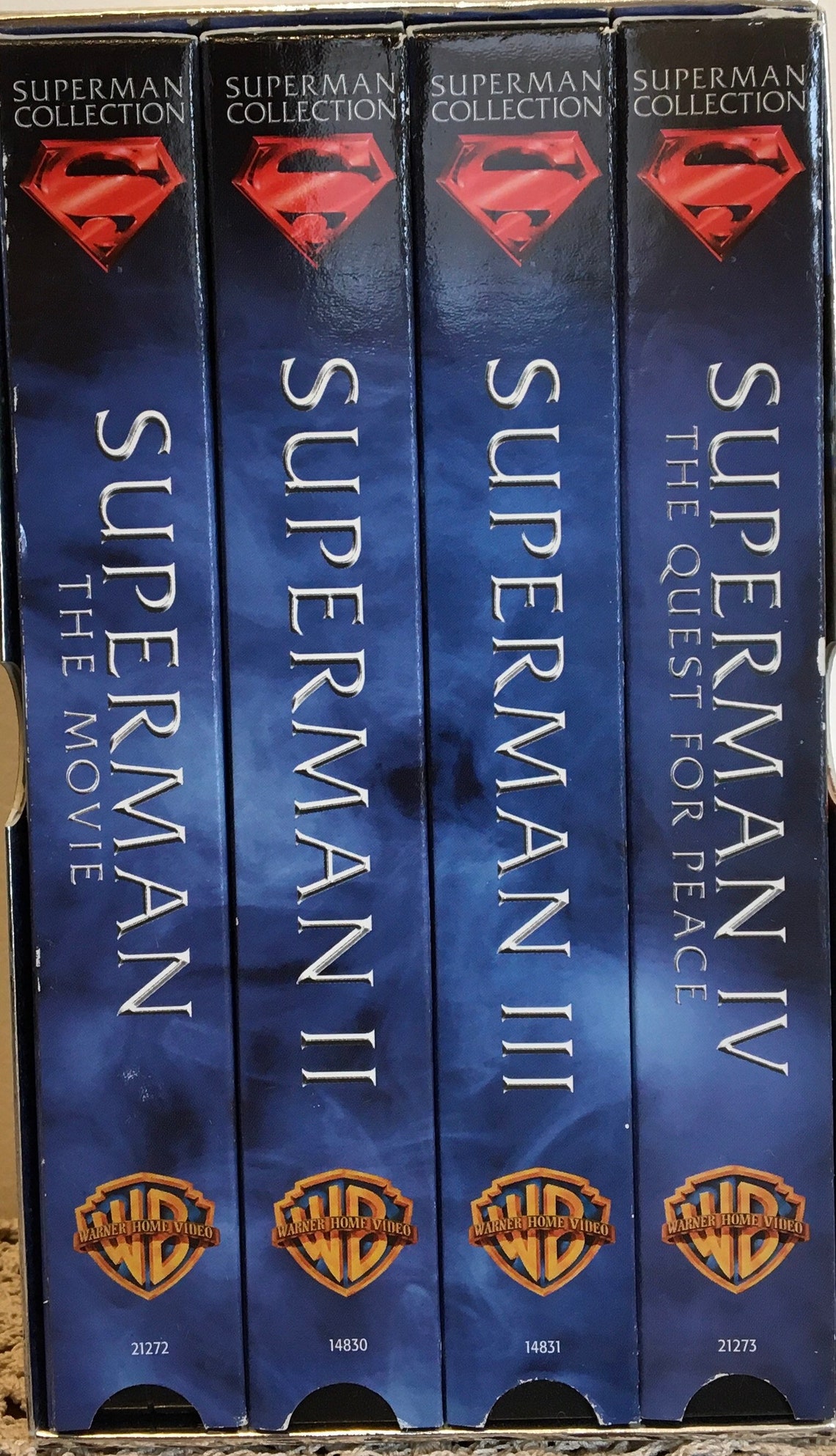 Superman VHS Set Of Four | Etsy